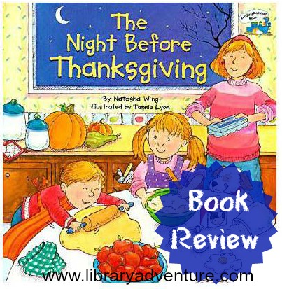The Night Before Thanksgiving by Natasha Wing (a Review)