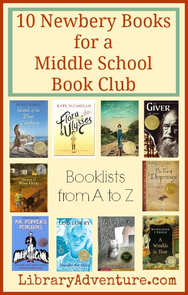 10 Newbery Books For A Middle School Book Club 10 Newbery Books For A Middle School Book Club